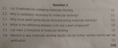 Solved Question 33.1 ﻿List 3 ﻿methods for validating | Chegg.com