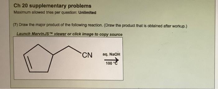 Solved Ch 20 supplementary problems Maximum allowed tries | Chegg.com