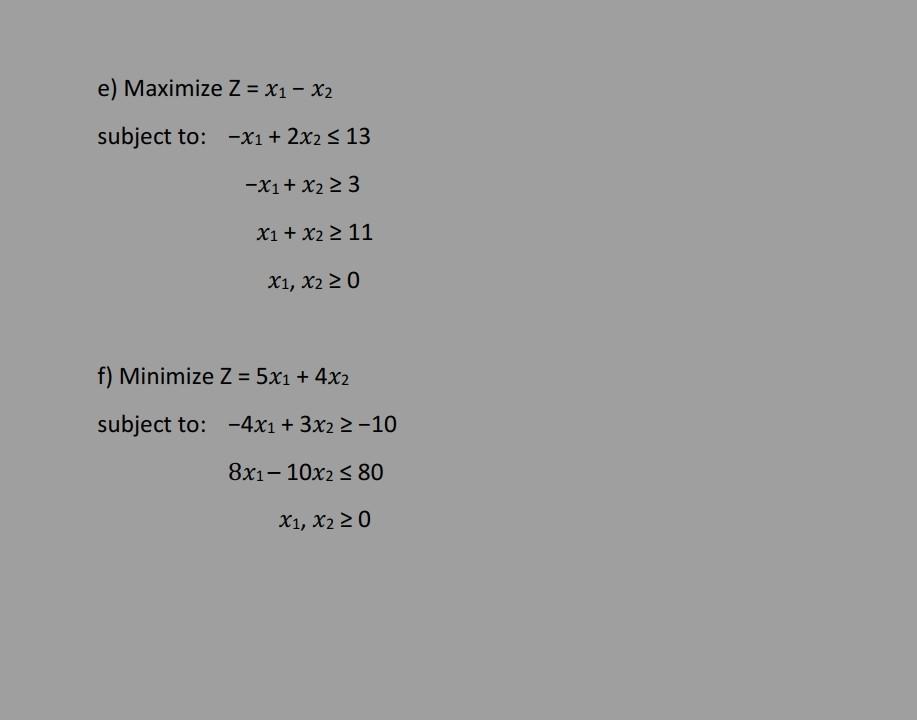 Solved Chapter 7 Linear Programming 1 A Company Uses