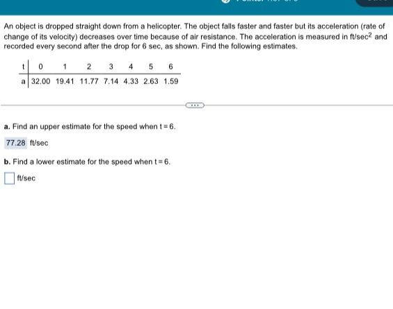 Solved An object is dropped straight down from a helicopter. | Chegg.com