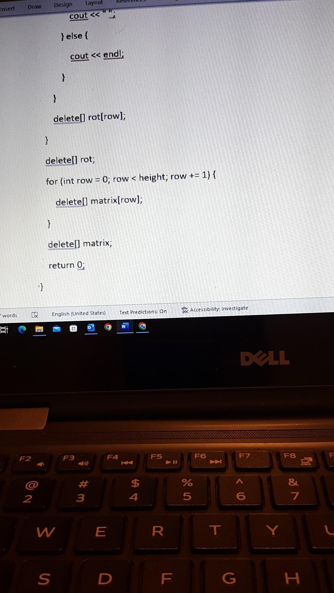 Solved Problem Write the function int* rotate(int height, | Chegg.com