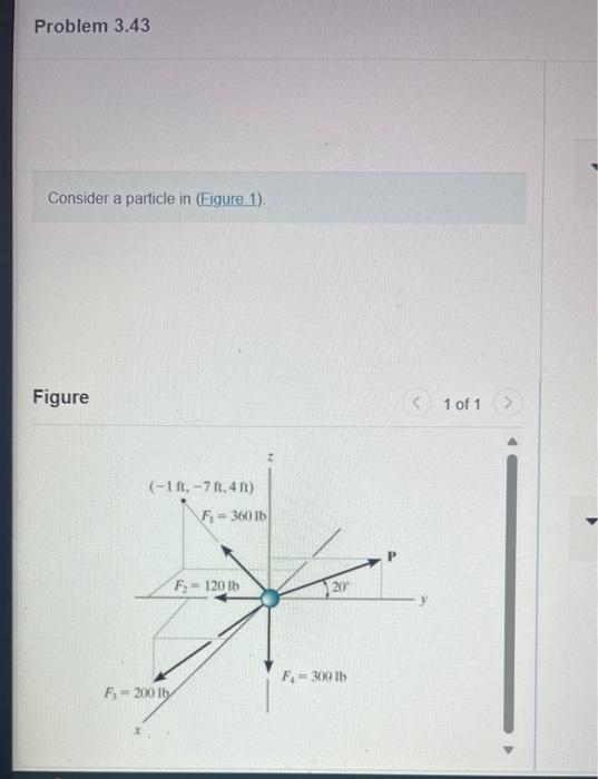 Problem 3.43 Consider a particle in (Figure 1). | Chegg.com
