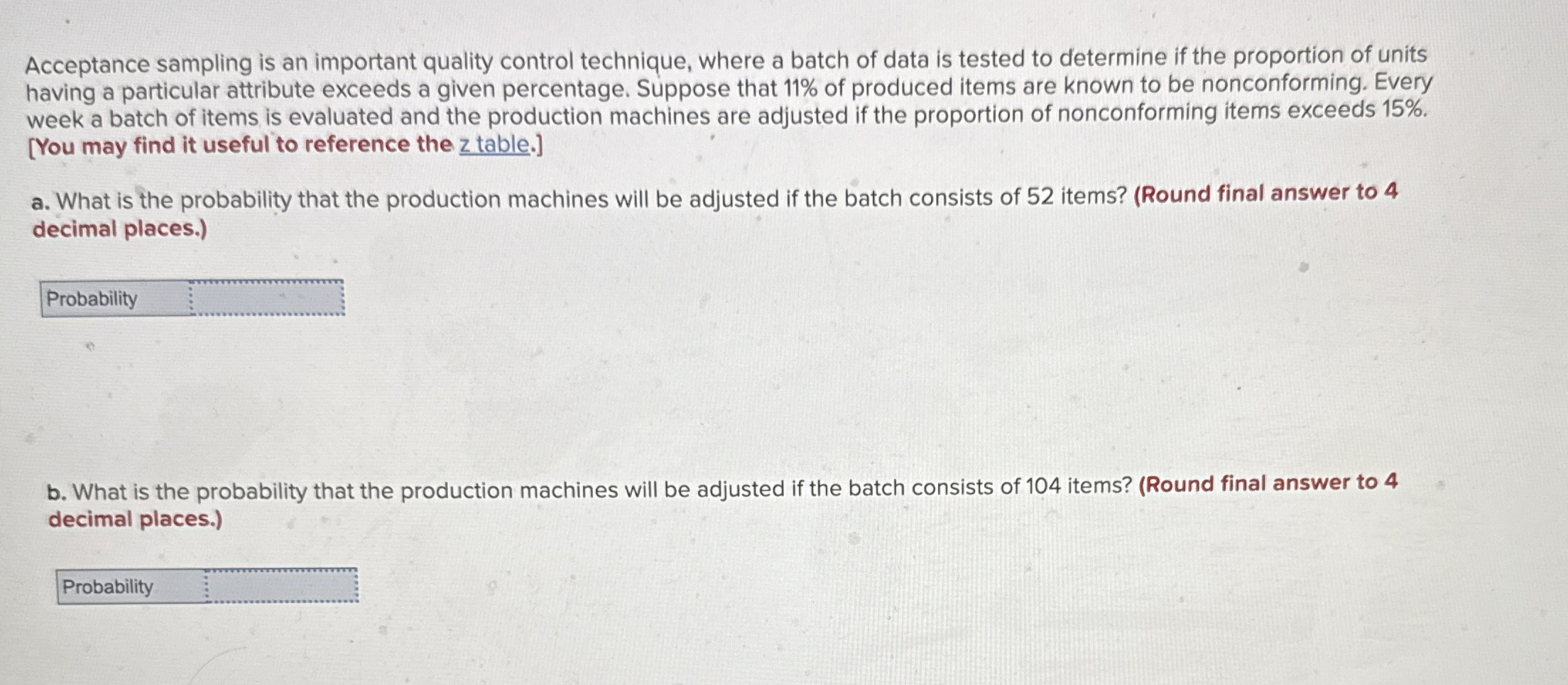 Solved Acceptance sampling is an important quality control | Chegg.com