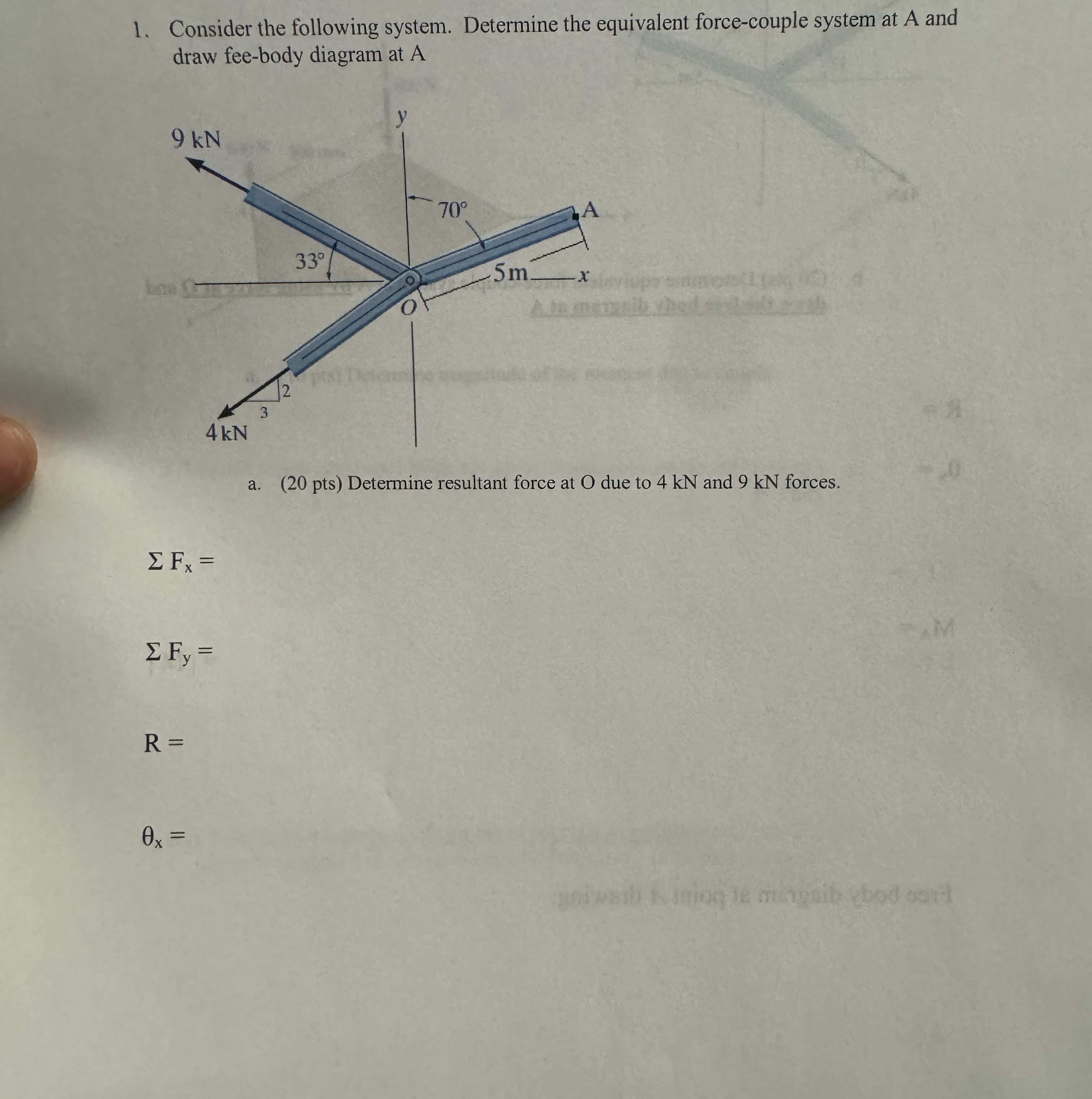Solved Consider the following system. Determine the | Chegg.com