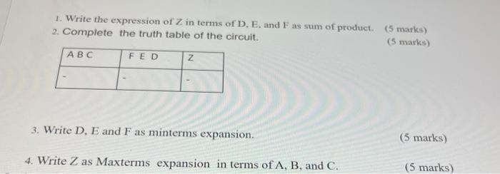 Solved A combinational circuit is divided into two | Chegg.com