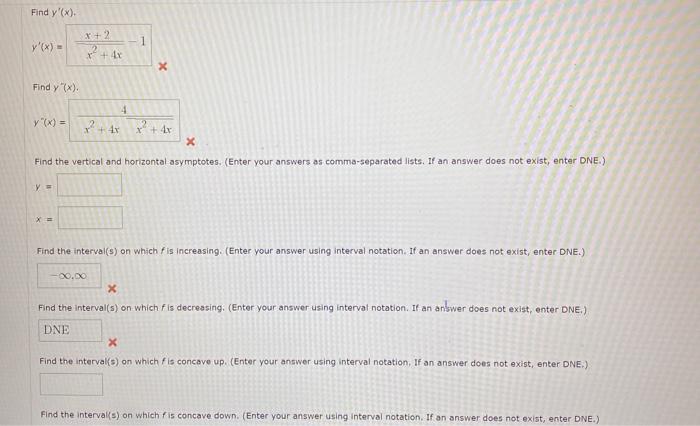 Solved Consider the following curve. f(x)=x2+2x−x Determine | Chegg.com