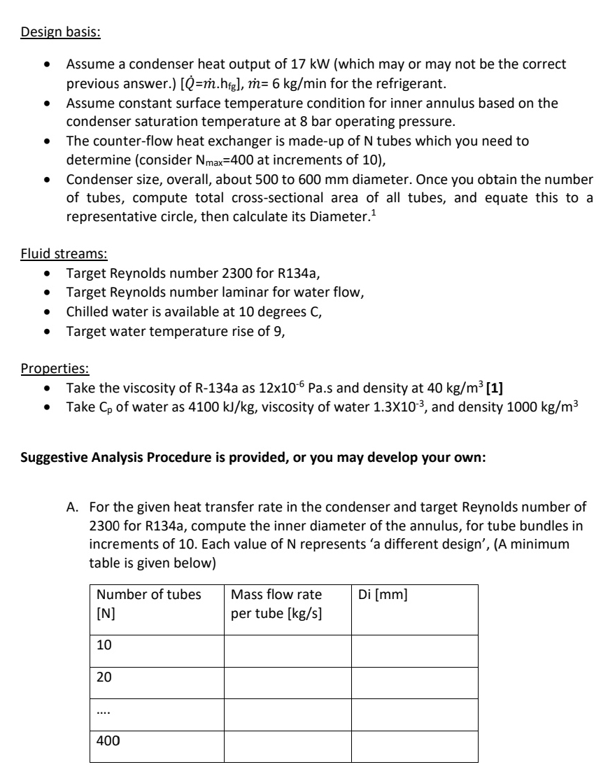 Solved Part 2: Now for the heat exchanger: ( 35 ﻿marks)The | Chegg.com