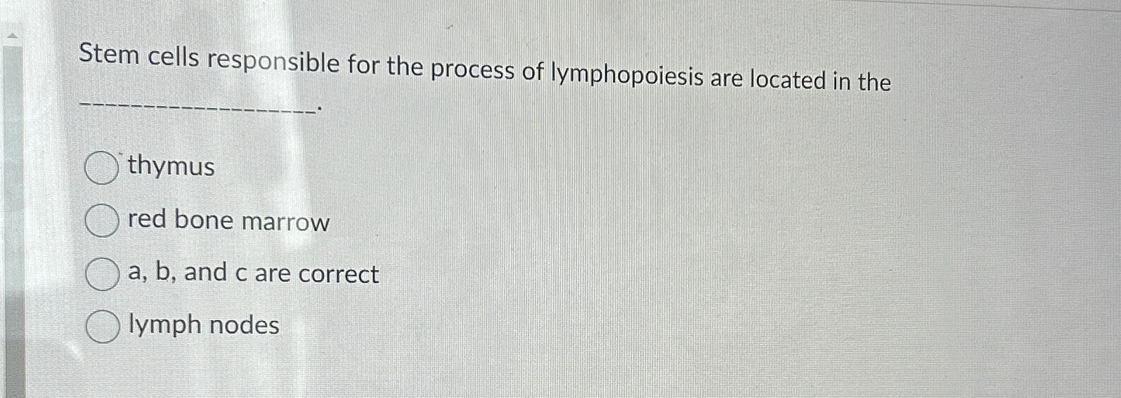 Solved Stem cells responsible for the process of | Chegg.com