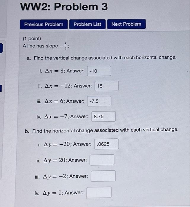 Solved WW2: Problem 3 Previous Problem Problem List Next | Chegg.com