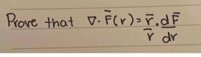 Solved Prove that \\( \\nabla \\cdot | Chegg.com