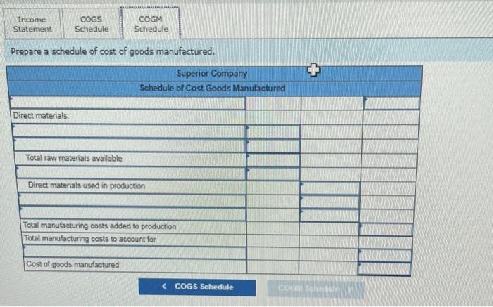 Solved Superior Company provided the following data for the | Chegg.com