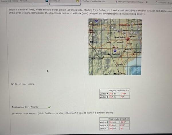 BH T-Test Below is a map of Texas, where the grid | Chegg.com