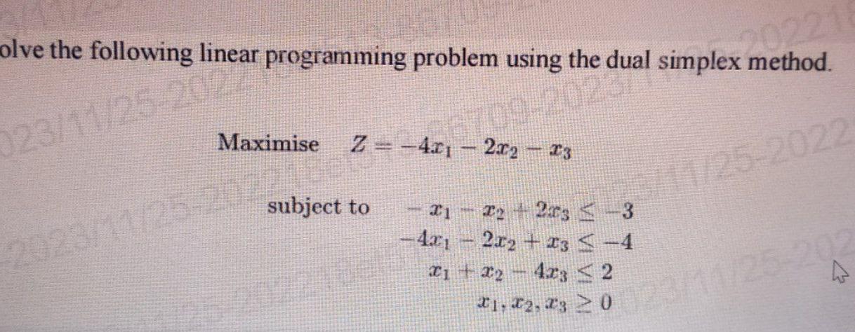 Solved olve the following linear programming problem using | Chegg.com Solved olve the following linear programming problem using | Chegg.com