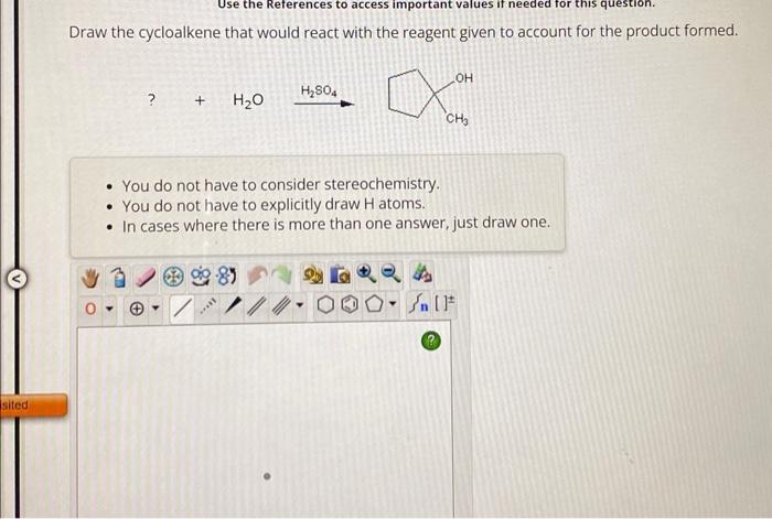 Solved Draw the cycloalkene that would react with the | Chegg.com