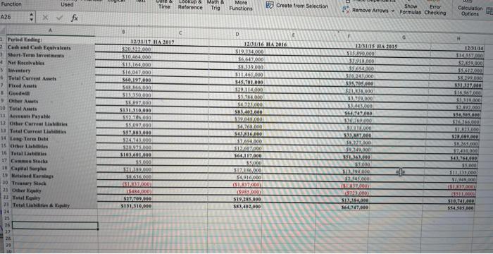 Horizontal Analysis Needed Horizontal Analysis 4694