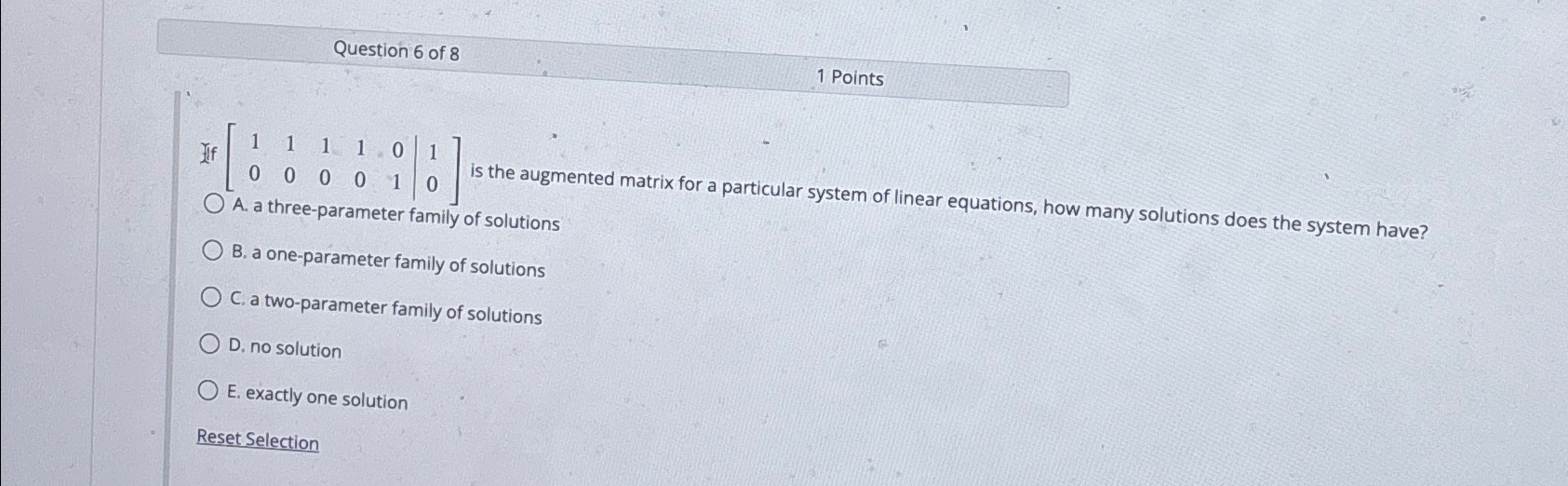 Solved Question 6 ﻿of 81 ﻿PointsIf [111101000010] ﻿is the | Chegg.com