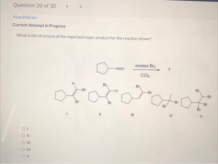 Solved What Is The Structure Of The Expected Major Product