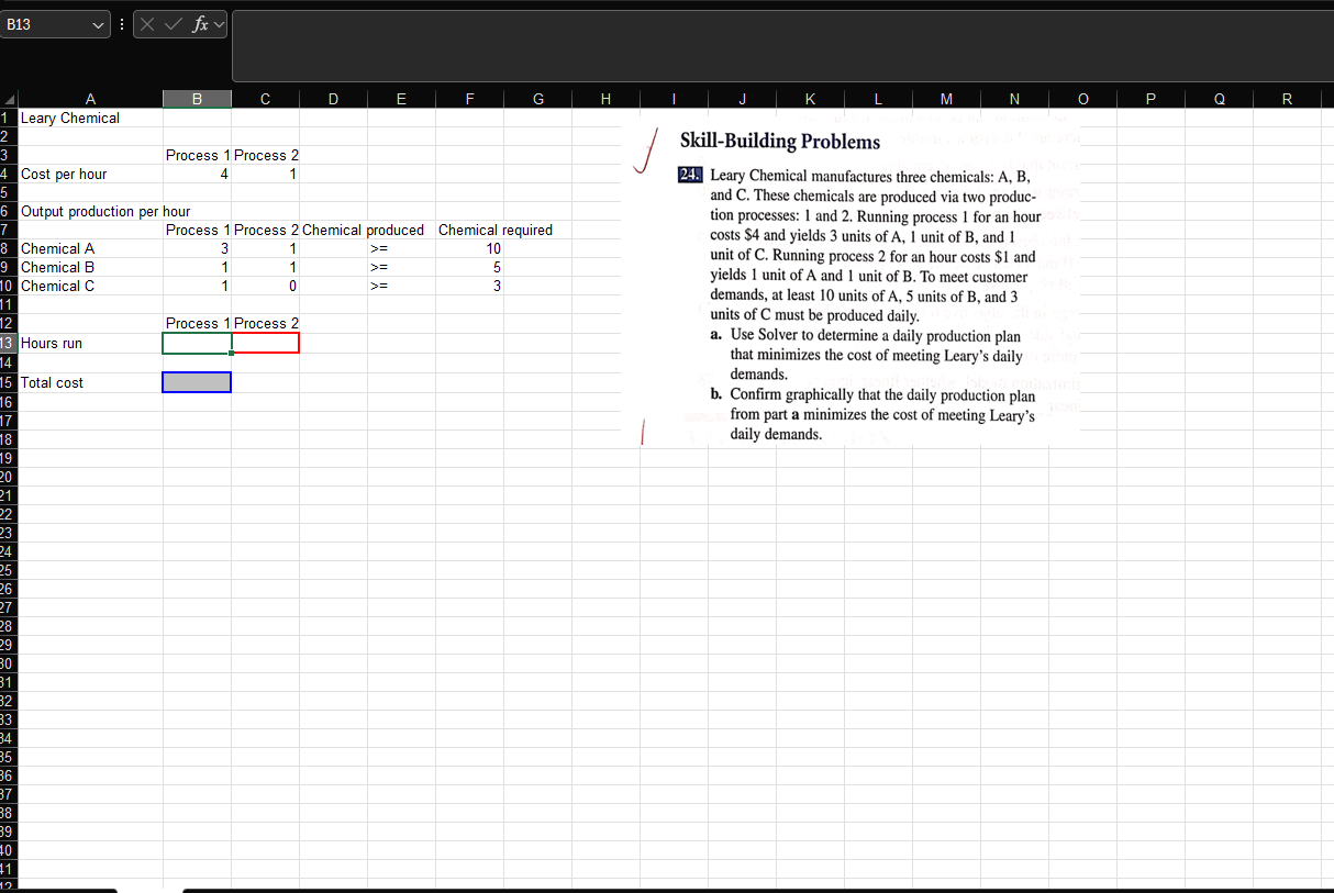 Solved Skill-Building Problems24. ﻿Leary Chemical | Chegg.com