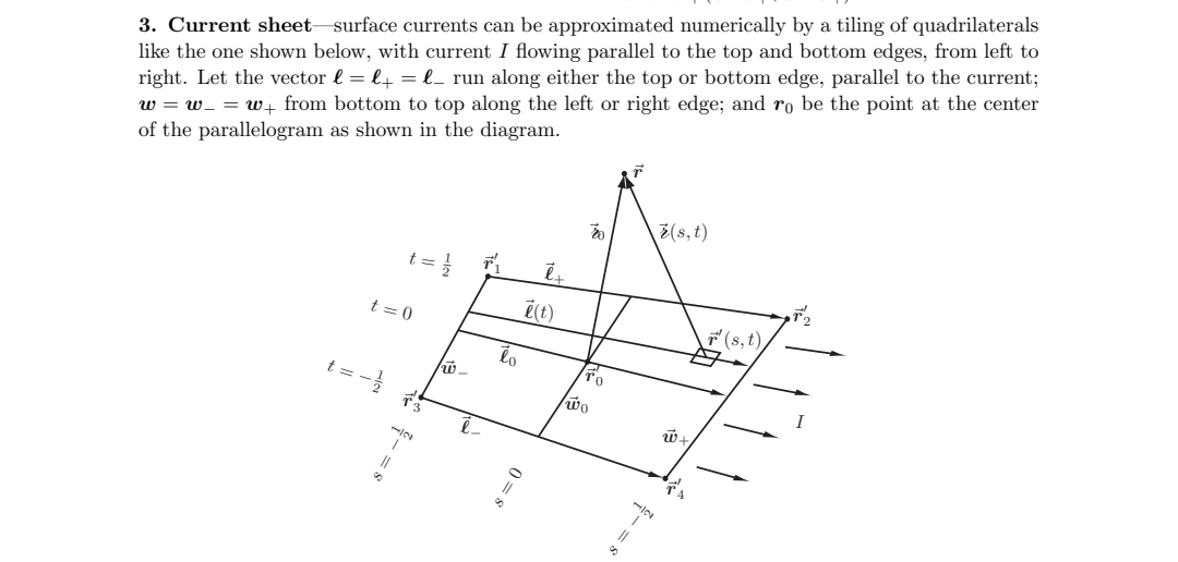 Solved 3. Current sheet - surface currents can be | Chegg.com