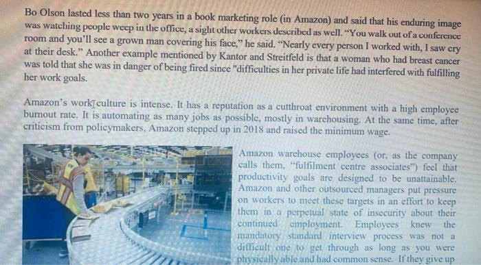 Solved Amazon. Amazon was not the first bookstore to sell | Chegg.com