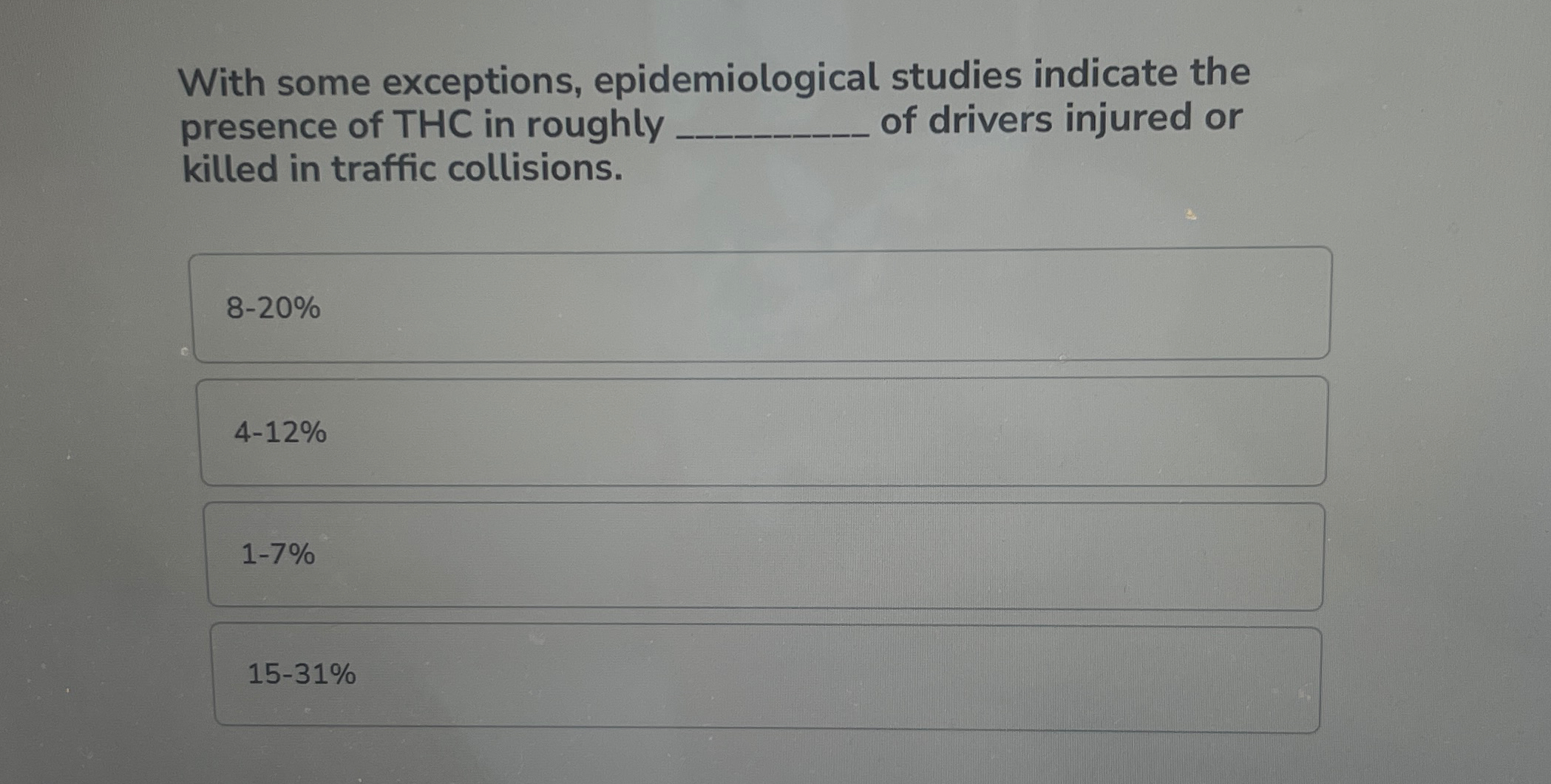 Solved With some exceptions, epidemiological studies | Chegg.com