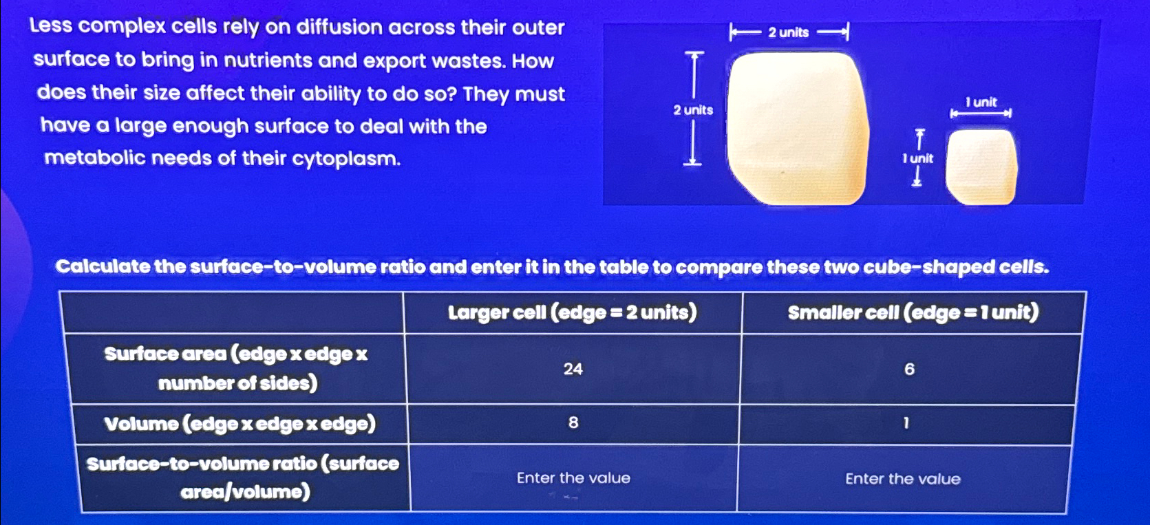 Solved Less complex cells rely on diffusion across their | Chegg.com