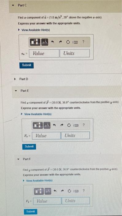 Solved Find x-component of v=(6.5 m/s,20∘ clockwise from the | Chegg.com