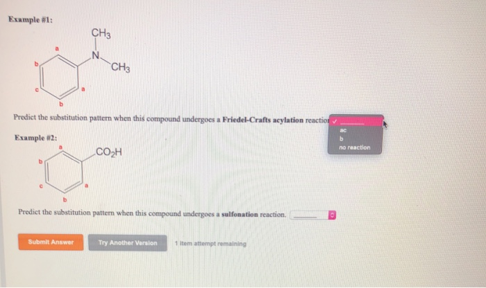 Solved Example #1: CH3 CH3 Predict the substitution pattern | Chegg.com