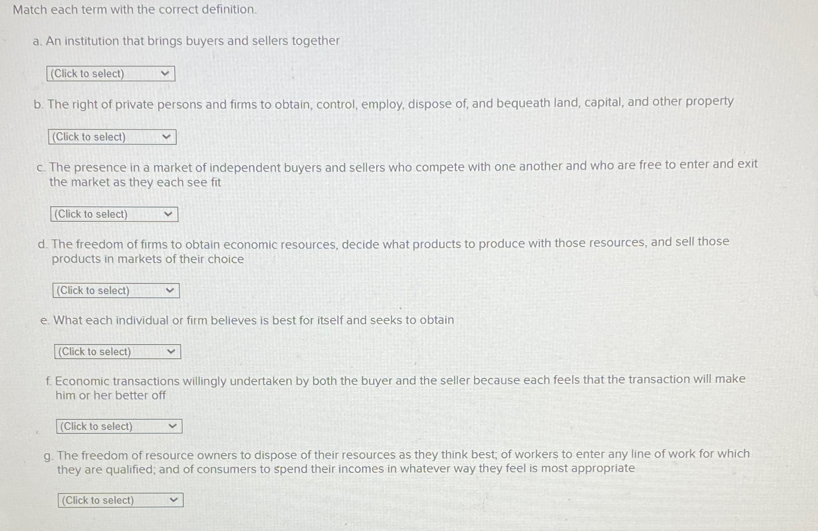 Solved Match each term with the correct definition.a. ﻿An | Chegg.com