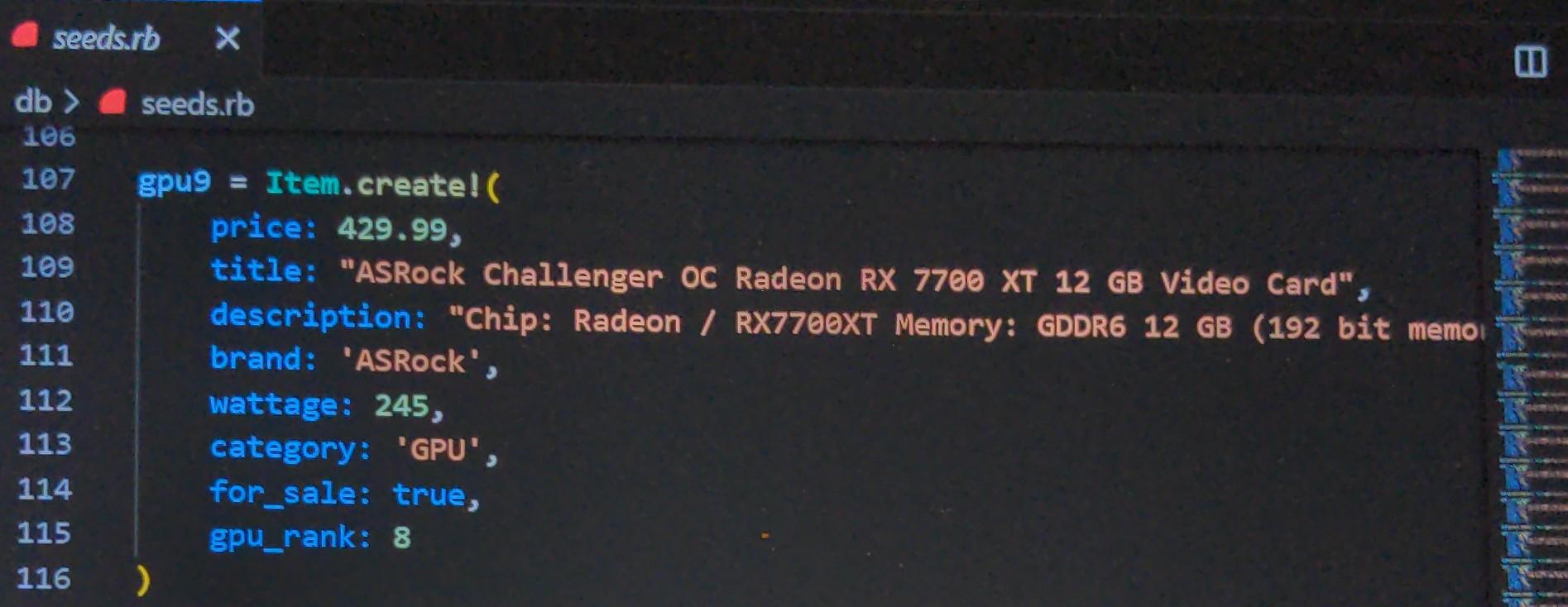 Solved Ruby on Rails Question. I'm making a little ecommerce | Chegg.com