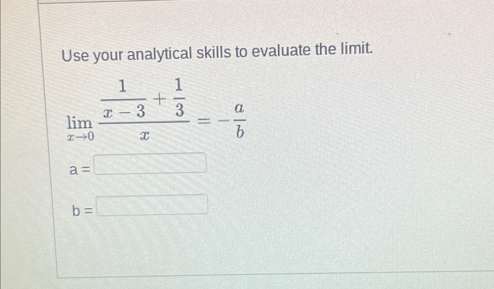 Solved Use your analytical skills to evaluate the | Chegg.com