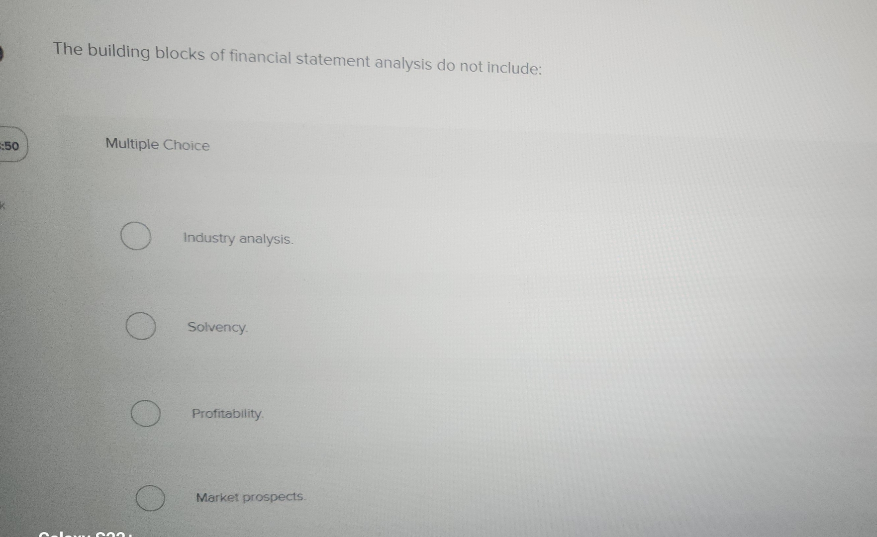 Solved The building blocks of financial statement analysis | Chegg.com