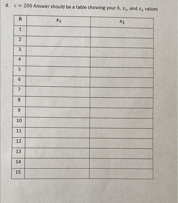 Solved please fill out charts and explain how you got it. | Chegg.com