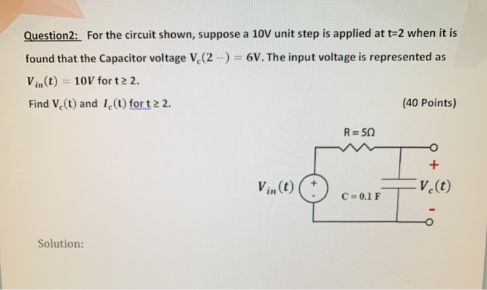 Solved Question2: For the circuit shown, suppose a 10V unit | Chegg.com Solved Question2: For the circuit shown, suppose a 10V unit | Chegg.com