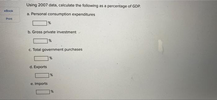 Solved Answer five questions given the following data found | Chegg.com