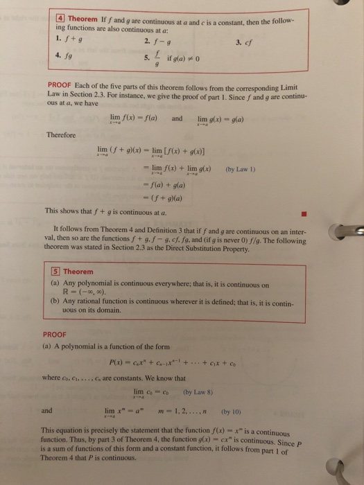 Solved 27-34 Explain, using Theorems 4,5,7, and 9, why the | Chegg.com Solved 27-34 Explain, using Theorems 4,5,7, and 9, why the | Chegg.com