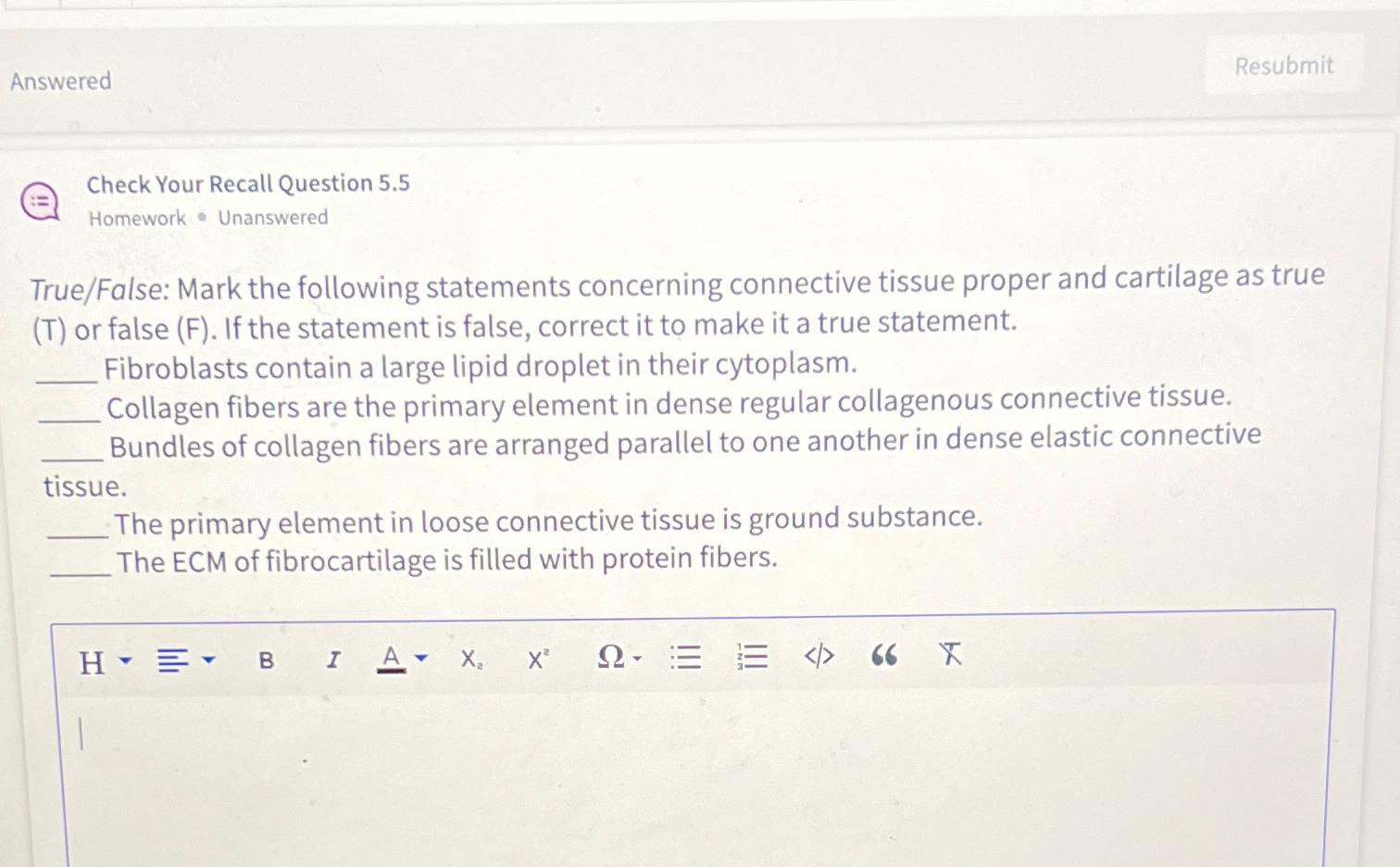 Solved AnsweredCheck Your Recall Question 5.5Homework * | Chegg.com