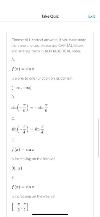 Solved Choose ALL correct answers. If you have more than one | Chegg.com