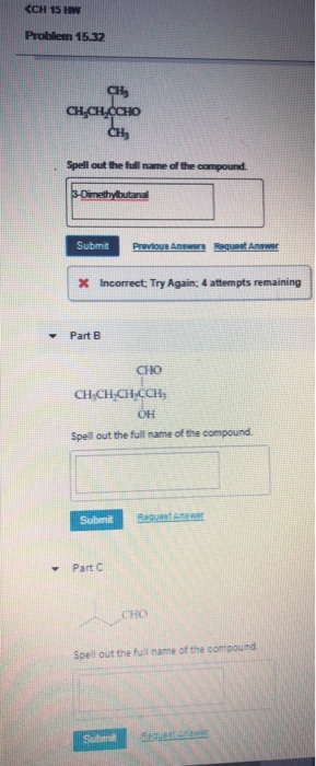 Solved CCH 15 IN Problem 15.32 CH CH_CHOCHO CH Spell out the | Chegg.com Solved CCH 15 IN Problem 15.32 CH CH_CHOCHO CH Spell out the | Chegg.com