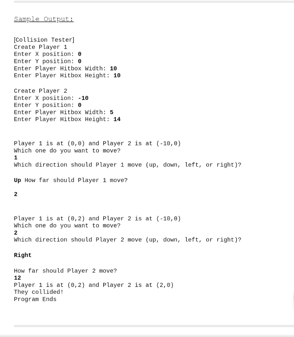 Solved Assignment 8B: Hit Boxes (Part 2). Back in Assignment | Chegg.com
