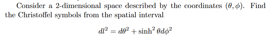 Solved Consider a 2-dimensional space described by the | Chegg.com