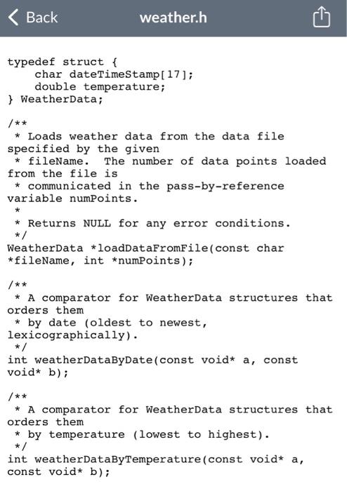 Solved Weather Data Two wxather statkons periodically take | Chegg.com