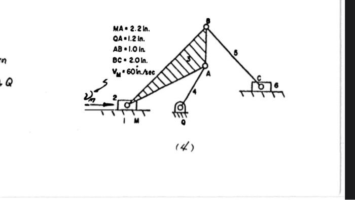 4 Construct A Complete Velocity Polygon For The