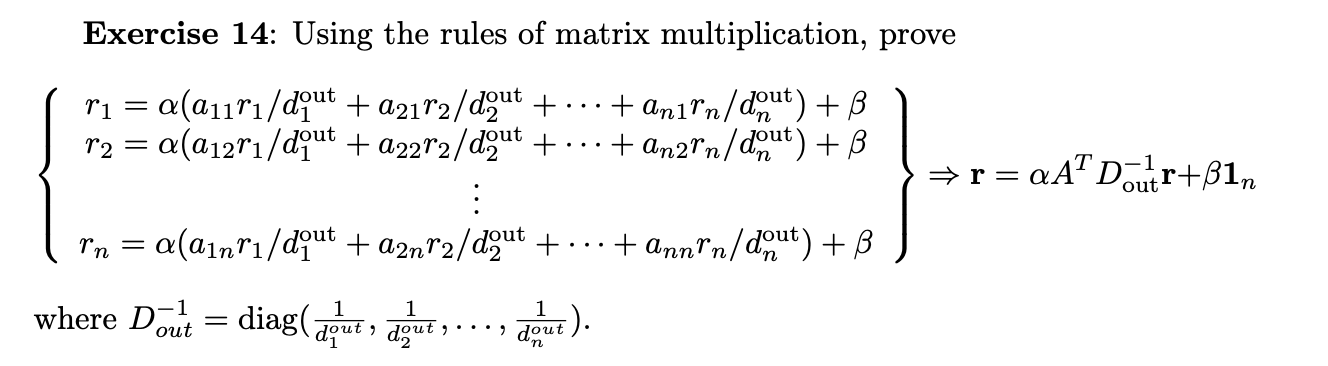 Solved Exercise 14: Using the rules of matrix | Chegg.com