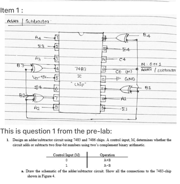Solved 1 Implement The Adder With The Overflow Detection 9906