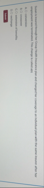 Solved An insurer has the right to recover payment made to | Chegg.com