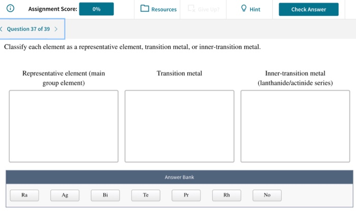 Solved Assignment Score: 0% | Resources Give Up Hint Check | Chegg.com