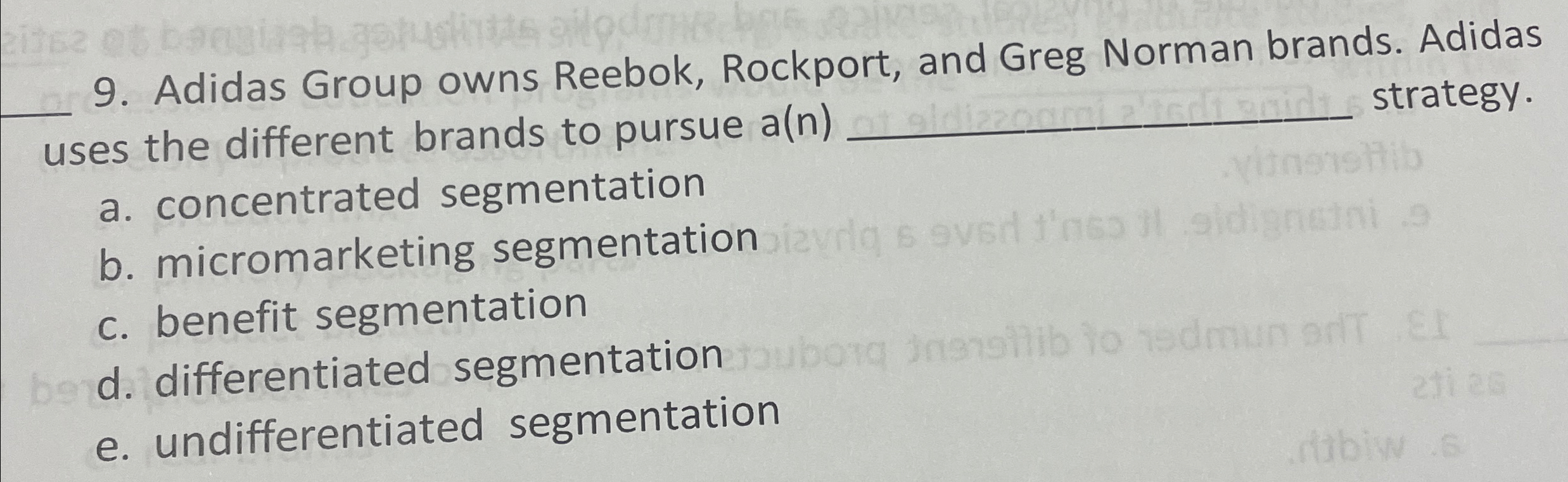 Solved Adidas Group owns Reebok, Rockport, and Greg Norman | Chegg.com
