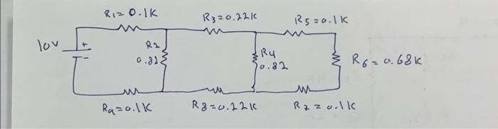 Solved find all currents and all volts in each resistors . | Chegg.com