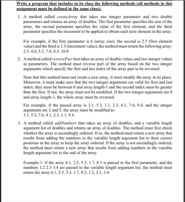 Solved write the code in java and add comments plz im a | Chegg.com